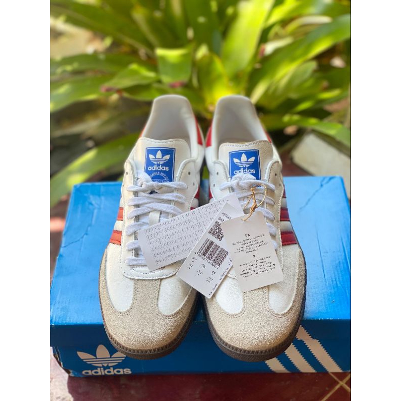 Jual Adidas samba OG red strip original 100000% | Shopee Indonesia