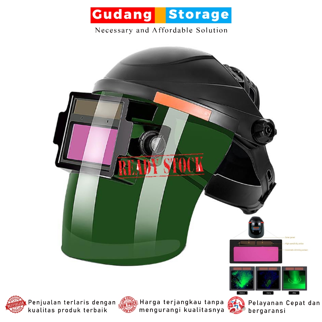 Jual [PROMO] HELM LAS TAFFGUARD Helm Las Automatic Variable Light ...