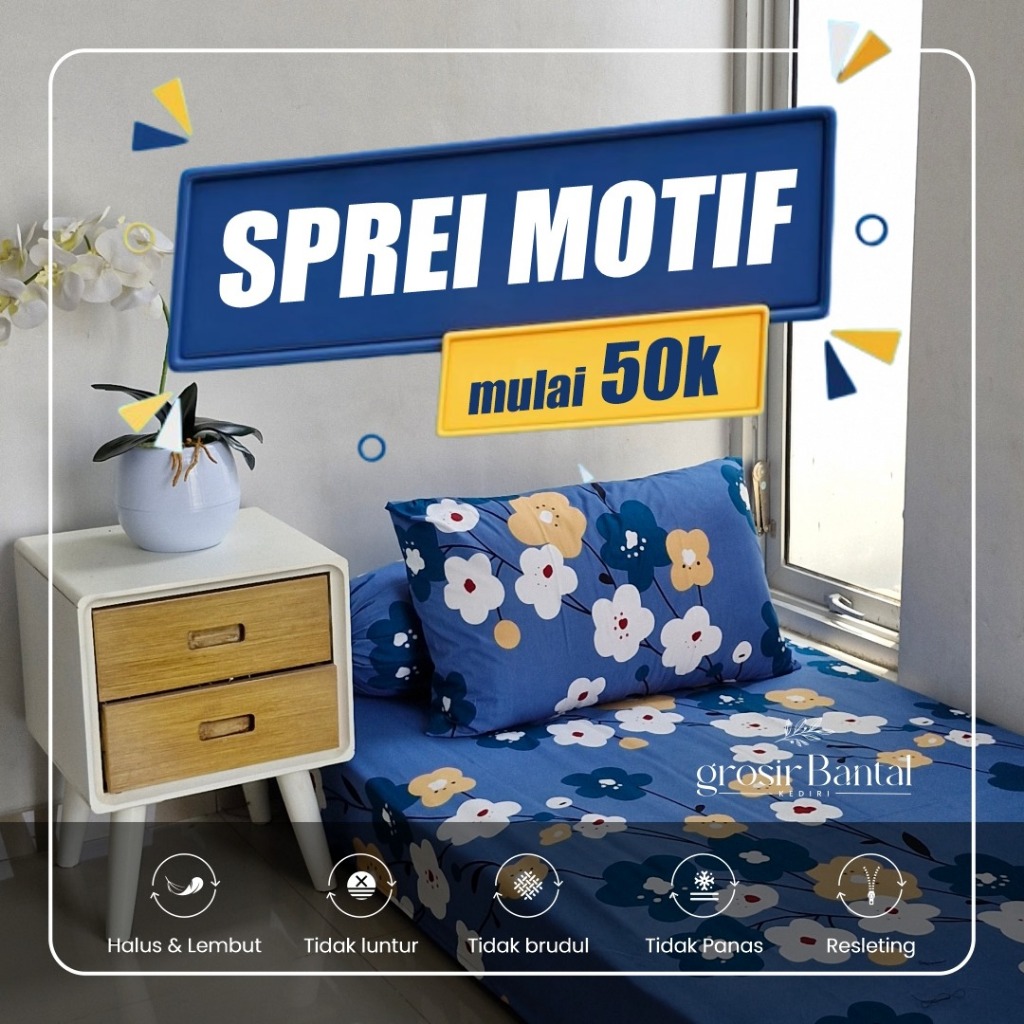 Jual SPREI MOTIF SEPREI AESTHETIC ukuran 120x200 160x200 180x200 90X200 ...