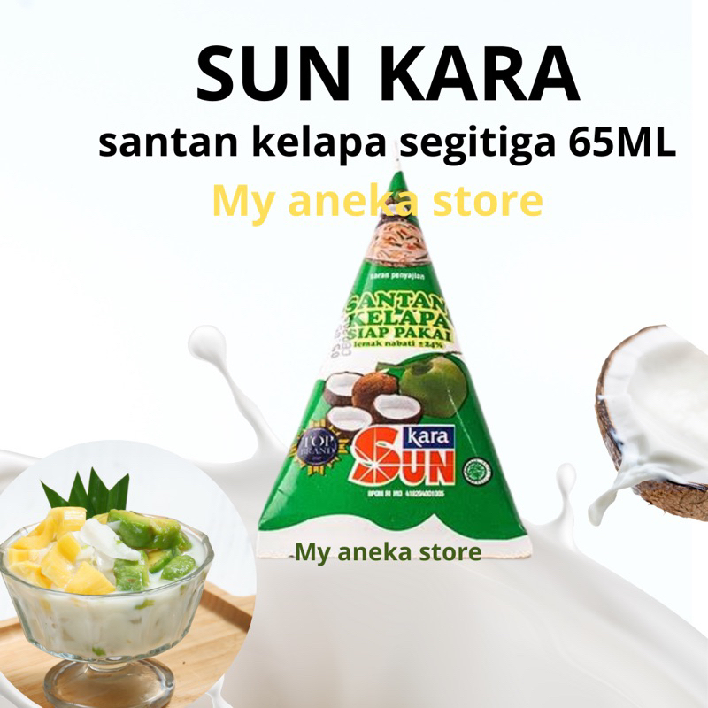 Jual SANTAN SUN KARA 65ml kelapa siap pakai 65ml/ santan kelapa instant ...