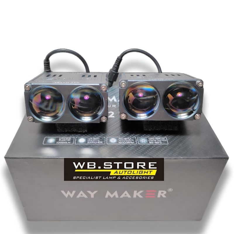 Jual MINILASER UPS WAYMAKER UW2+ 110 WATT BLUE LENS LAMPU TEMBAK UW2 ...