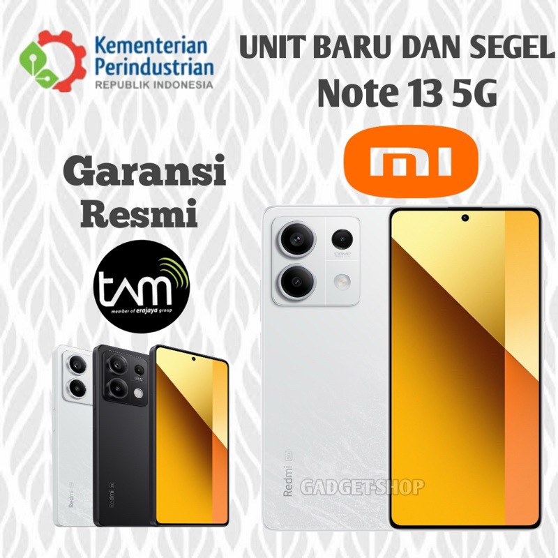 Jual Xiaomi Redmi Note 13 5G 8/256 Garansi resmi FDH+ AMOLED 5000mAh Dimensity 6080 5G | Shopee ...