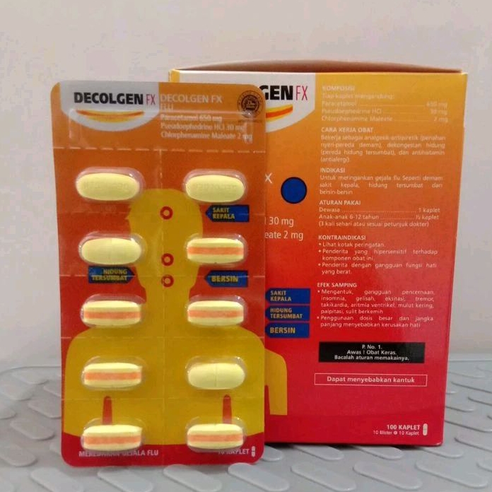 Jual decolgen FX tab (1strip isi 10tablet) | Shopee Indonesia