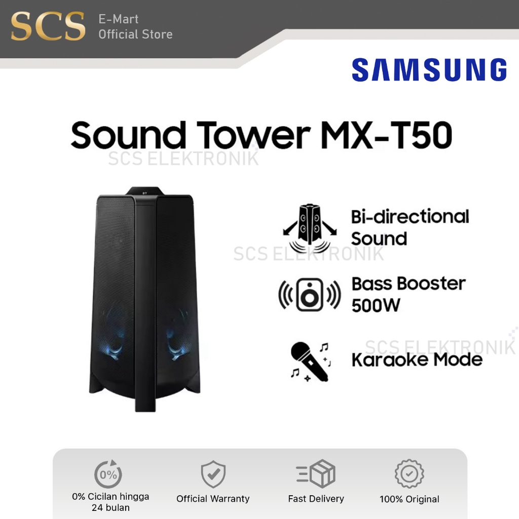 Jual Samsung MX-T50 Sound Tower, Bi-directional Sound, Bass Booster ...