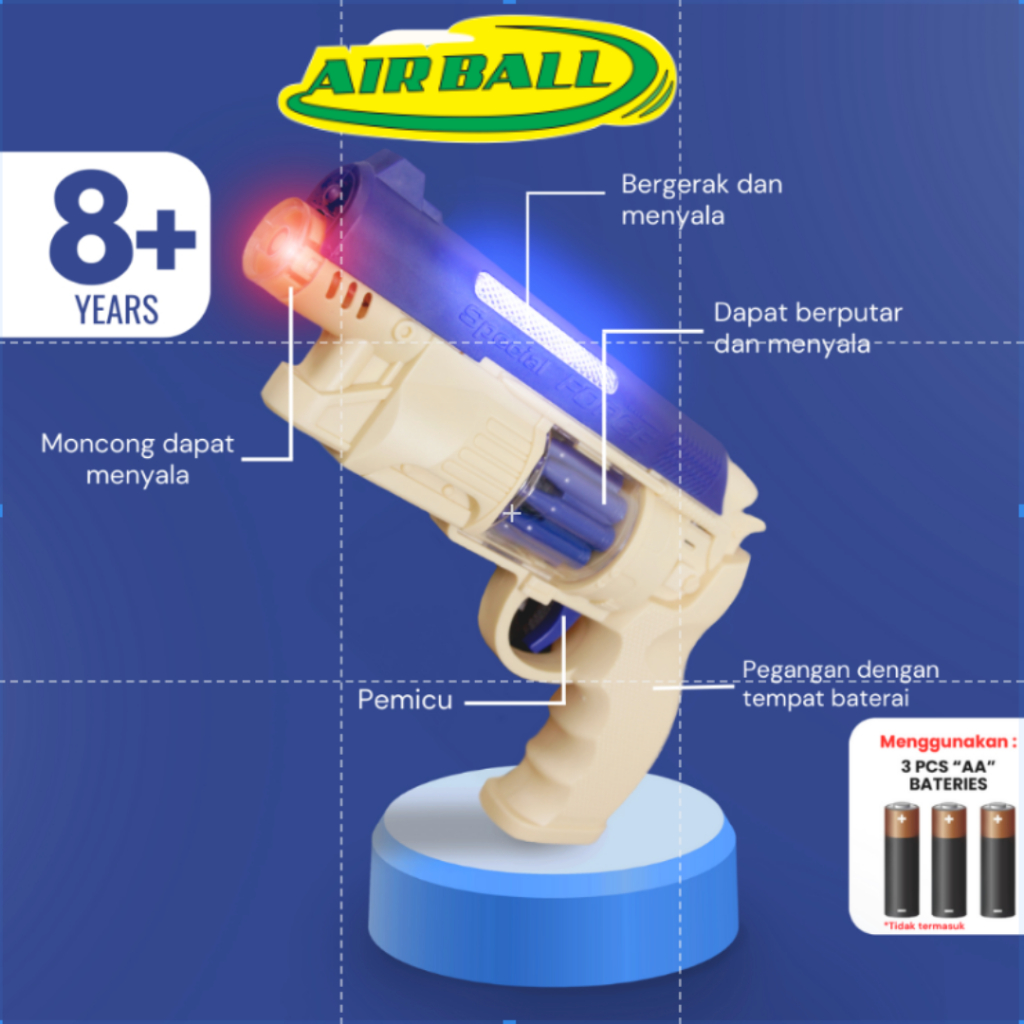 Jual Airball Special Force Airball TNI Mainan Pistol Perang Gelang ...