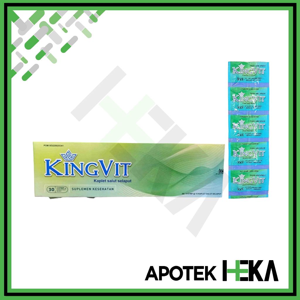 Jual Kingvit Box isi 3x10 Kapsul - Vitamin Program Hamil Kesuburan Pria ...