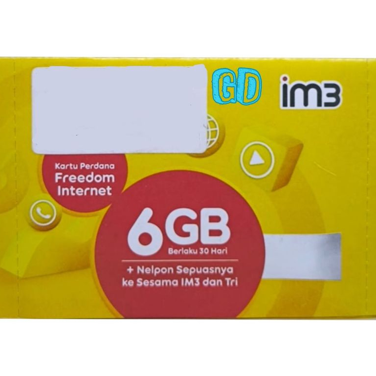 Jual Kartu Perdana Indosat 6GB Ori (SEGEL) | Shopee Indonesia