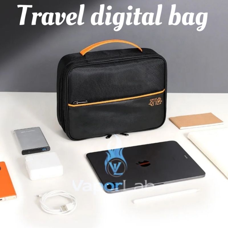 Jual Travel cable electronics digital organizer bag tas pouch simpan ...