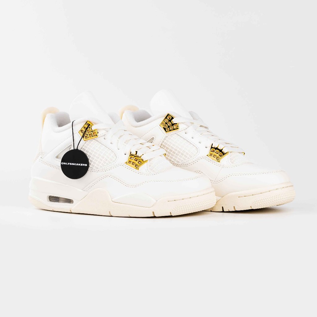Jual JORDAN 4 RETRO METALLIC GOLD W (100% AUTHENTIC) | Shopee Indonesia