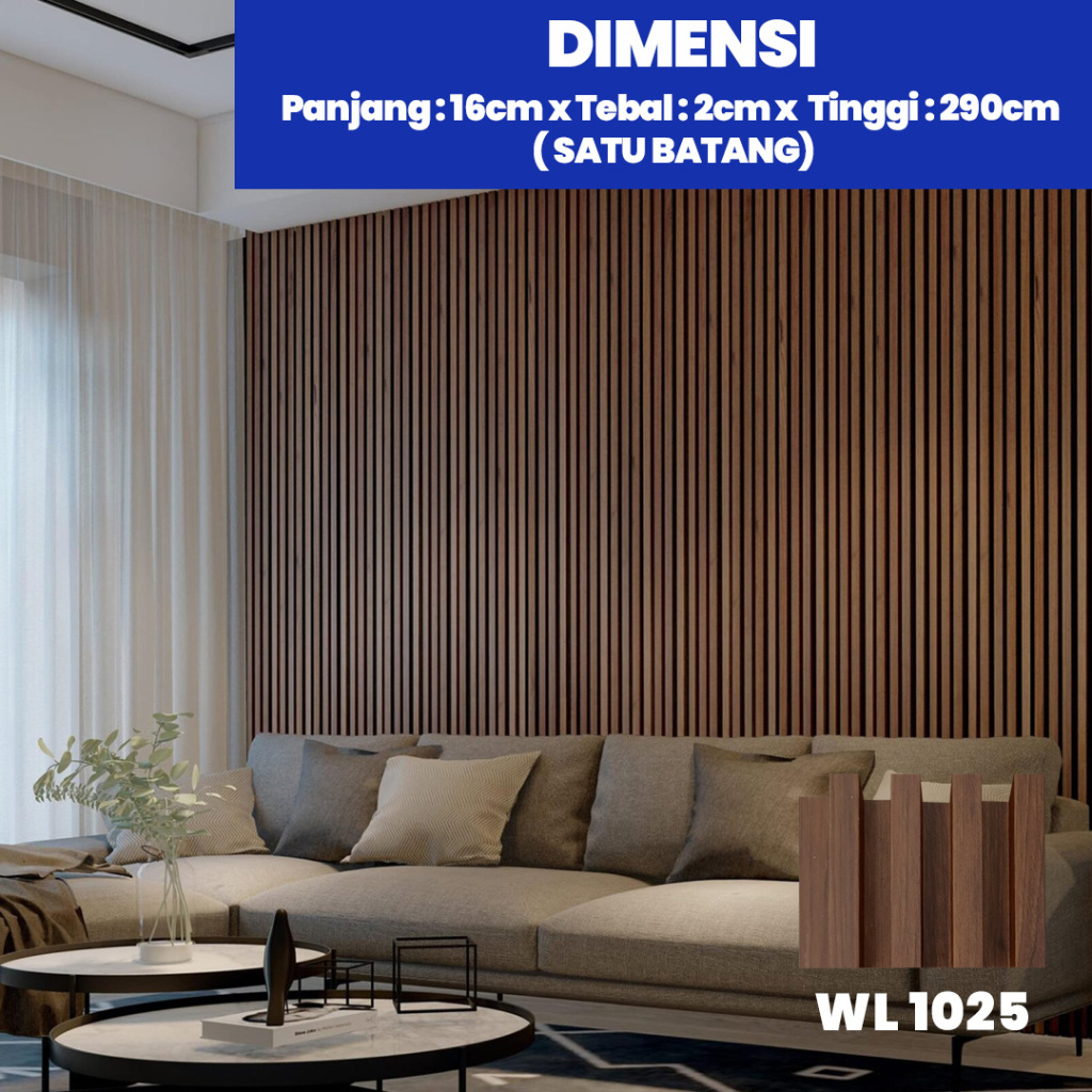 Jual Wood Panel WPC / Wall Panel PVC / Woodpanel Wallpanel Kisi Kisi ...