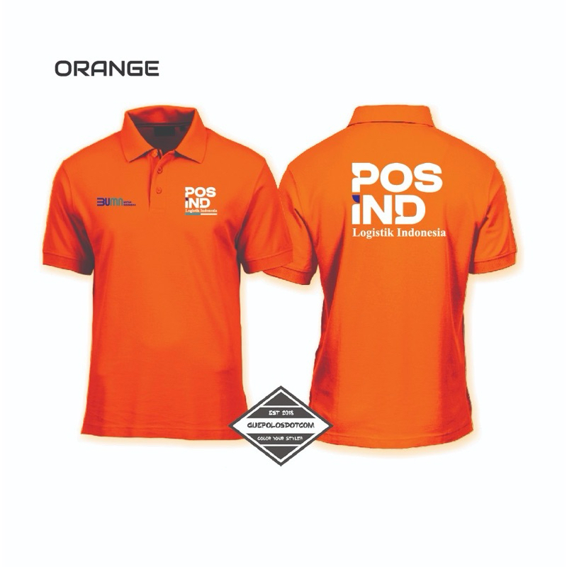 Jual [COD] Kaos polo POS INDONESIA / logo POS IND | Shopee Indonesia