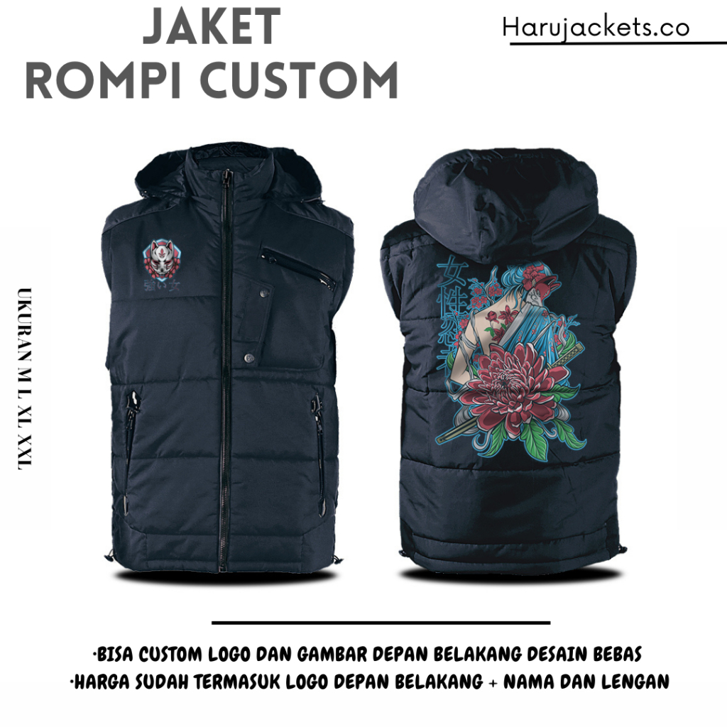 Jual Rompi Pria Pelindung Dada Tebal Custom Logo Dan Gambar | Shopee ...