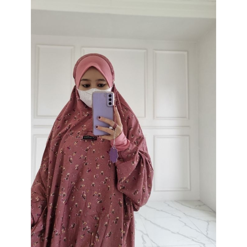 Jual Mukena terusan hadramaut motif melayu | Shopee Indonesia