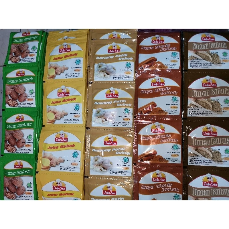 Jual Pada Suka RENCENG Isi 12 Sachet Bumbu Dapur Padasuka | Shopee ...
