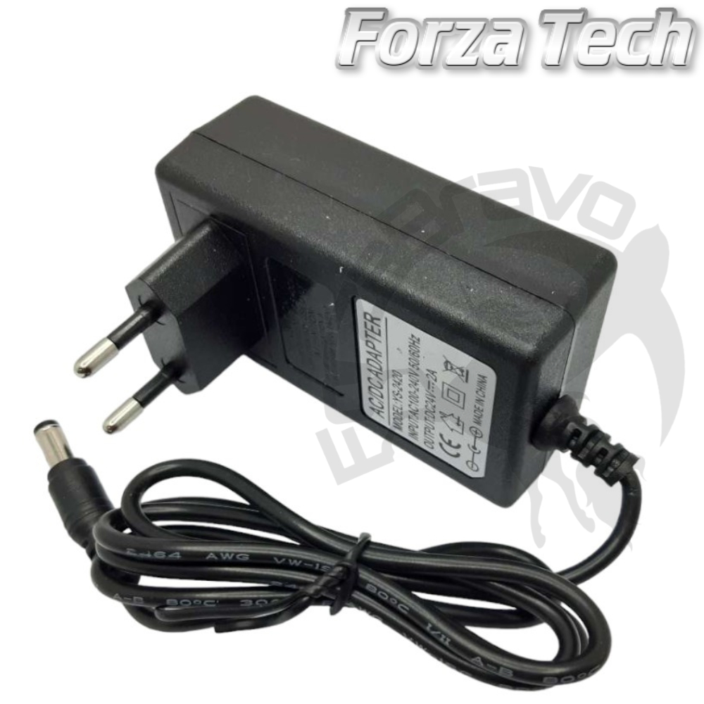 Jual Adaptor Charger LED Strip 24V 2A (5.5*2.5mm) Charger CCTV,ROUTER ...