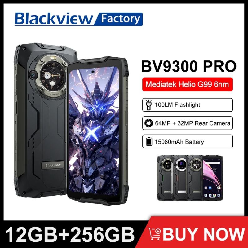 Jual Blackview BV9300 Pro 12GB /256GB 120Hz 15080mAh | Shopee Indonesia