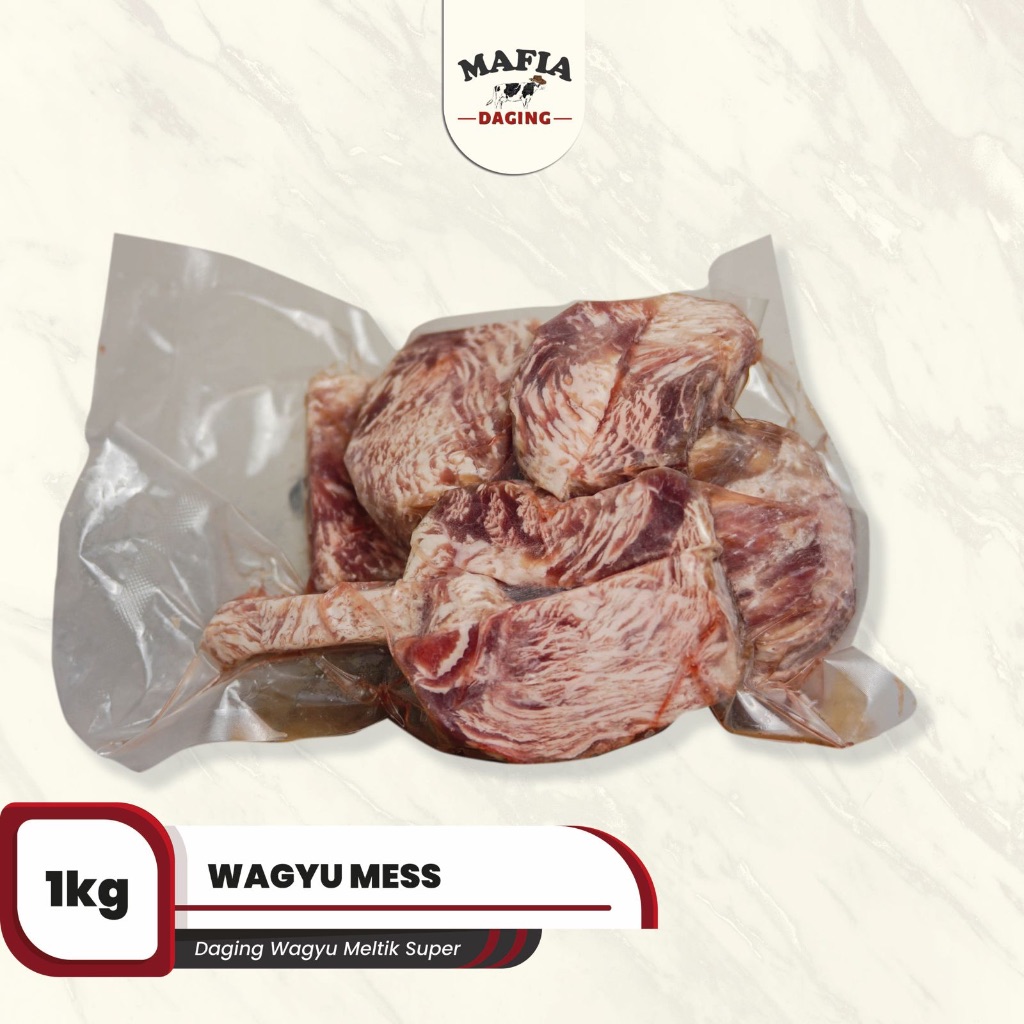 Jual [Mafia Daging] PROMO! Wagyu Mess Meltique Super 1 kg | Shopee ...