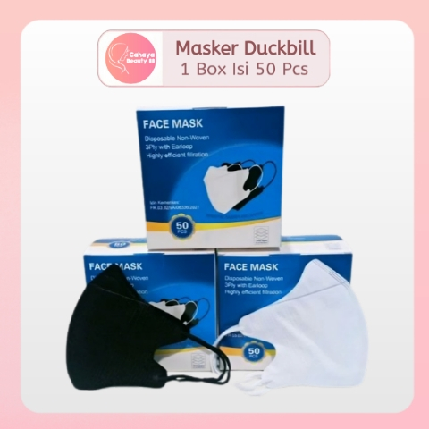 Jual Masker Duckbil / Duckbill 3 Ply Face Mask - 1 Box Isi 50 Pcs ...