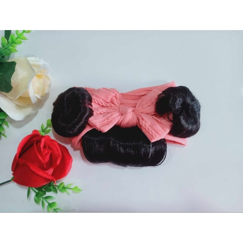 Jual BANDANA WIG LITTLE PRINCESS/ BANDANA PONI PITA CUTE PREMIUM 0-2Th ...