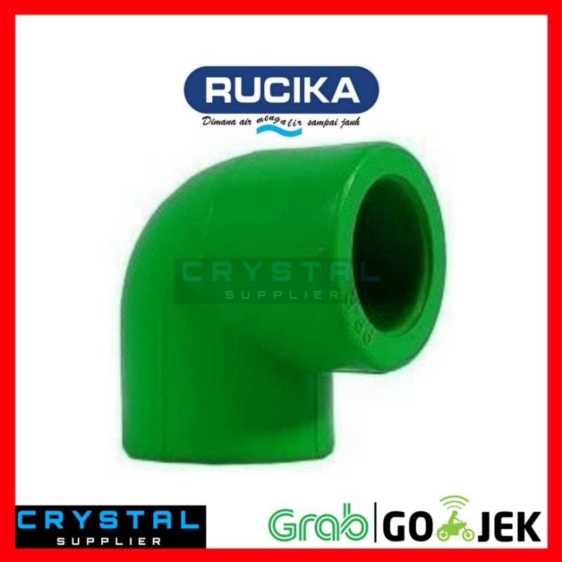 Jual KNIE 90° PPR RUCIKA 3/4" inch / Green ELBOW Knee 90 derajat 25 mm | Shopee Indonesia