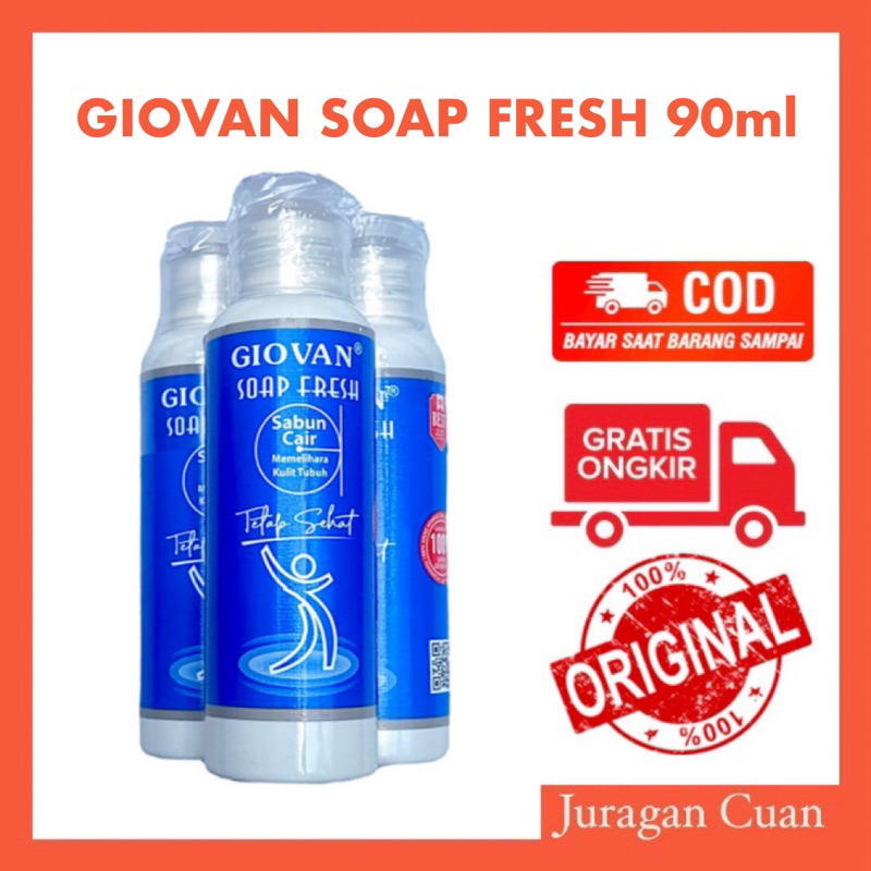 Jual SABUN GIOVAN SOAP FRESH (Biru) 90 ml KEMASAN TERBARU / BIANG ...