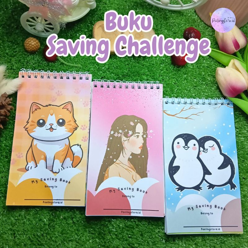 Jual BUKU SAVING CHALLENGE A6 | BUKU SAVING A6 | TANTANGAN MENABUNG ...