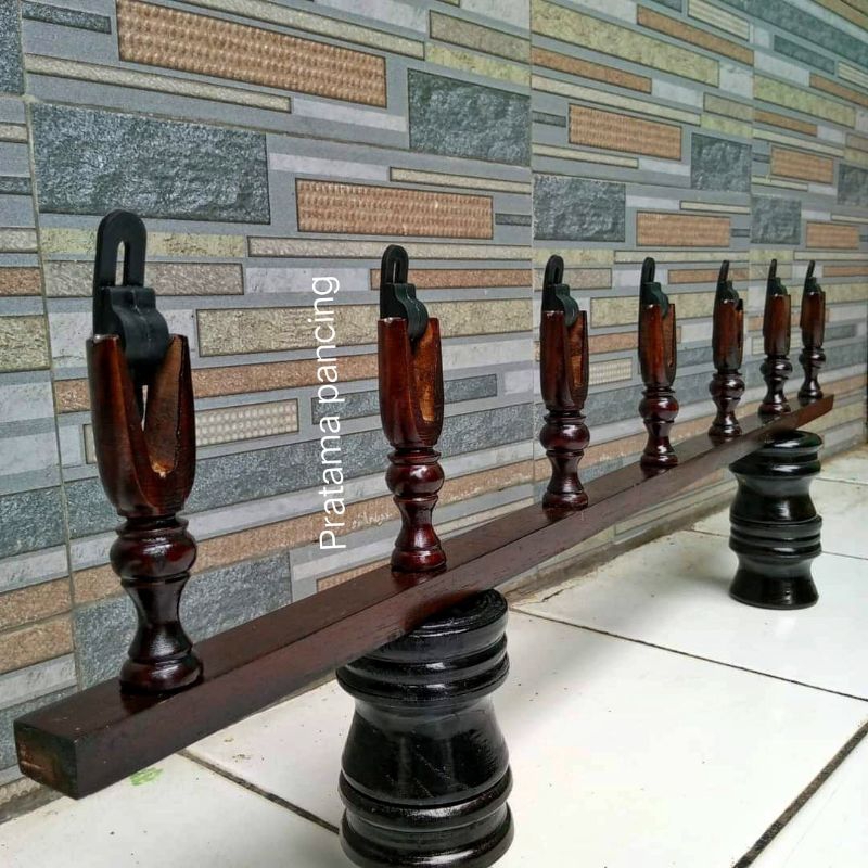 Jual standar cagak pion kanco sensitive kayu timbangan joran | Shopee ...