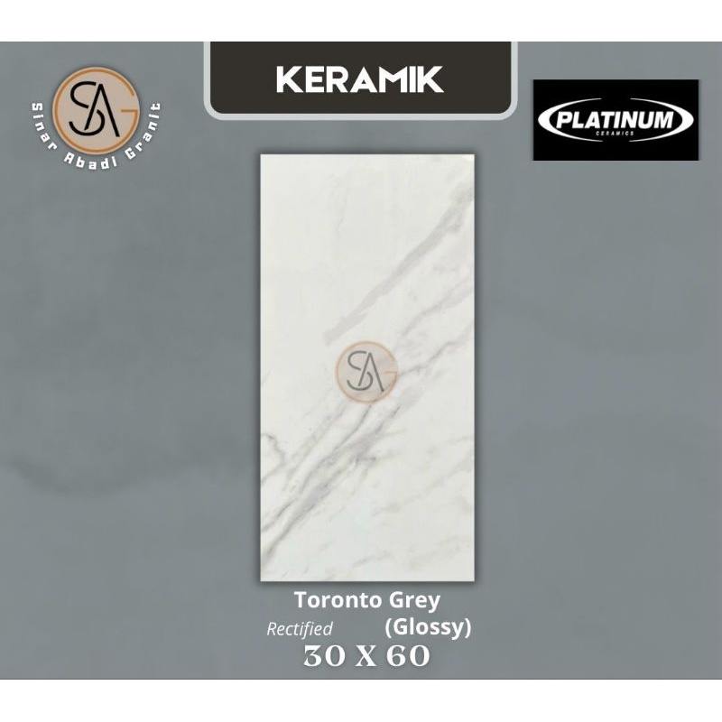 Jual keramik dinding 30x60 platinum toronto grey | Shopee Indonesia