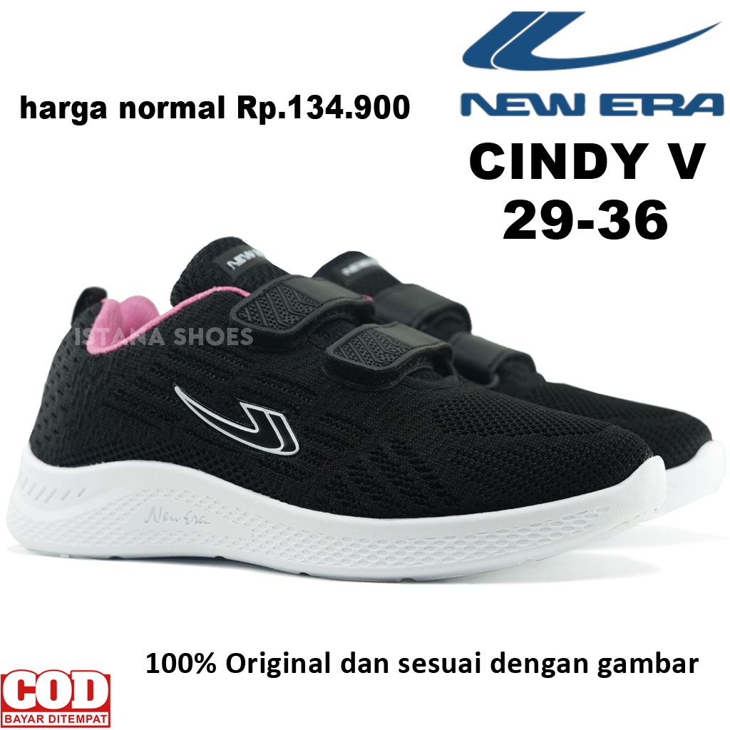 Jual Sepatu Sekolah Anak Perempuan PAUD TK SD NEW ERA CINDY SEPATU ANAK ...