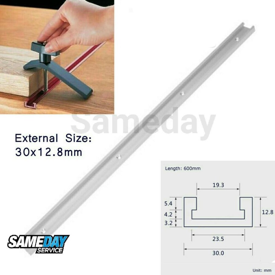 Jual Miter Track 120cm T-track T-slot T Track Table saw Router Jig ...