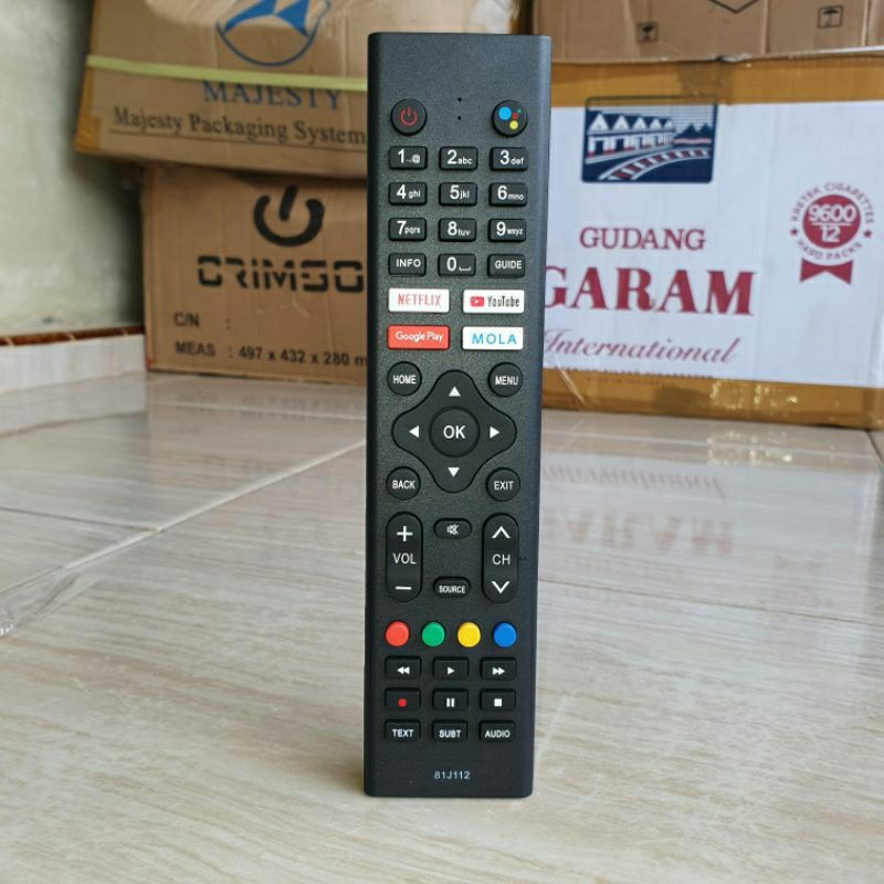 Jual REMOT REMOTE LCD LED SMART TV POLYTRON 81J112 | Shopee Indonesia