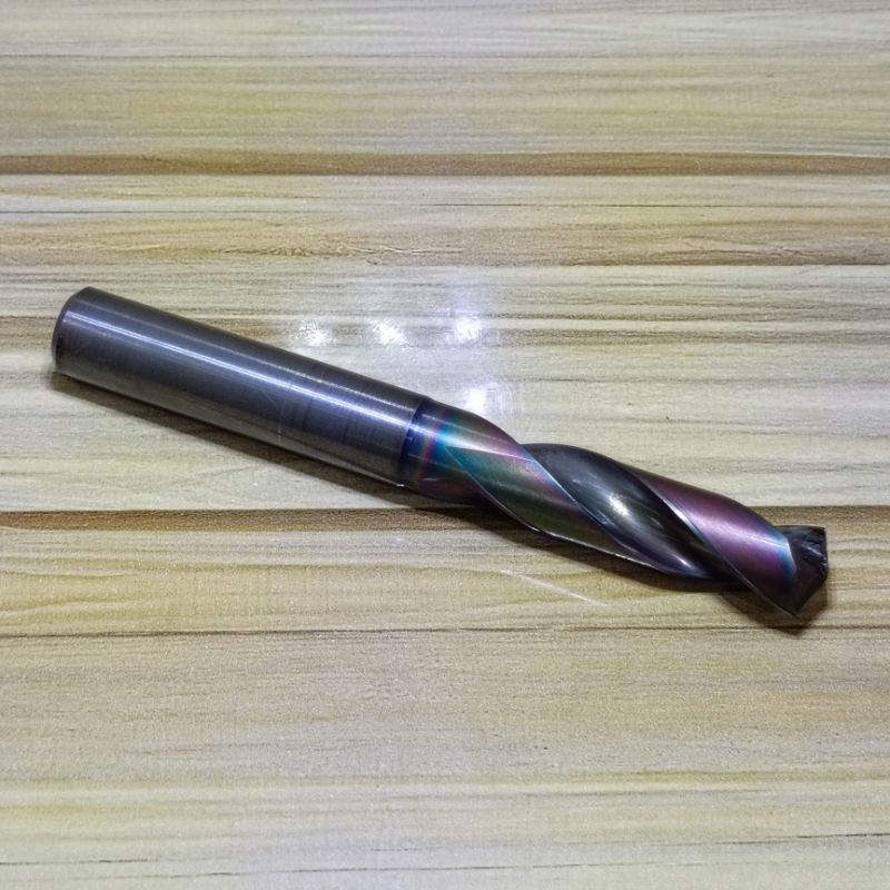 Jual Mata bor carbide 9.8 HRC 70 tembus baja drill untuk material keras ...