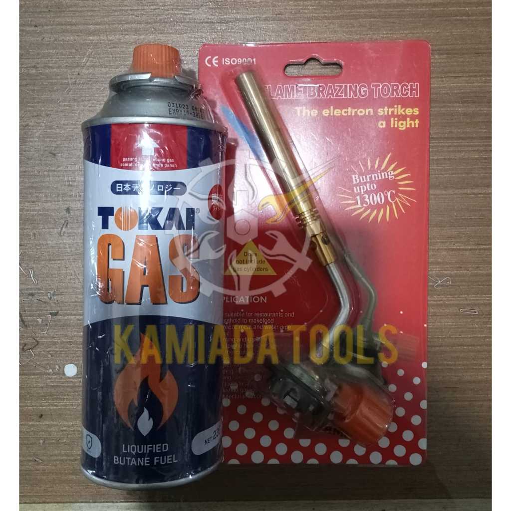 Jual Gas Torch + Tabung Gas Portable/Paket Gas Torch | Shopee Indonesia
