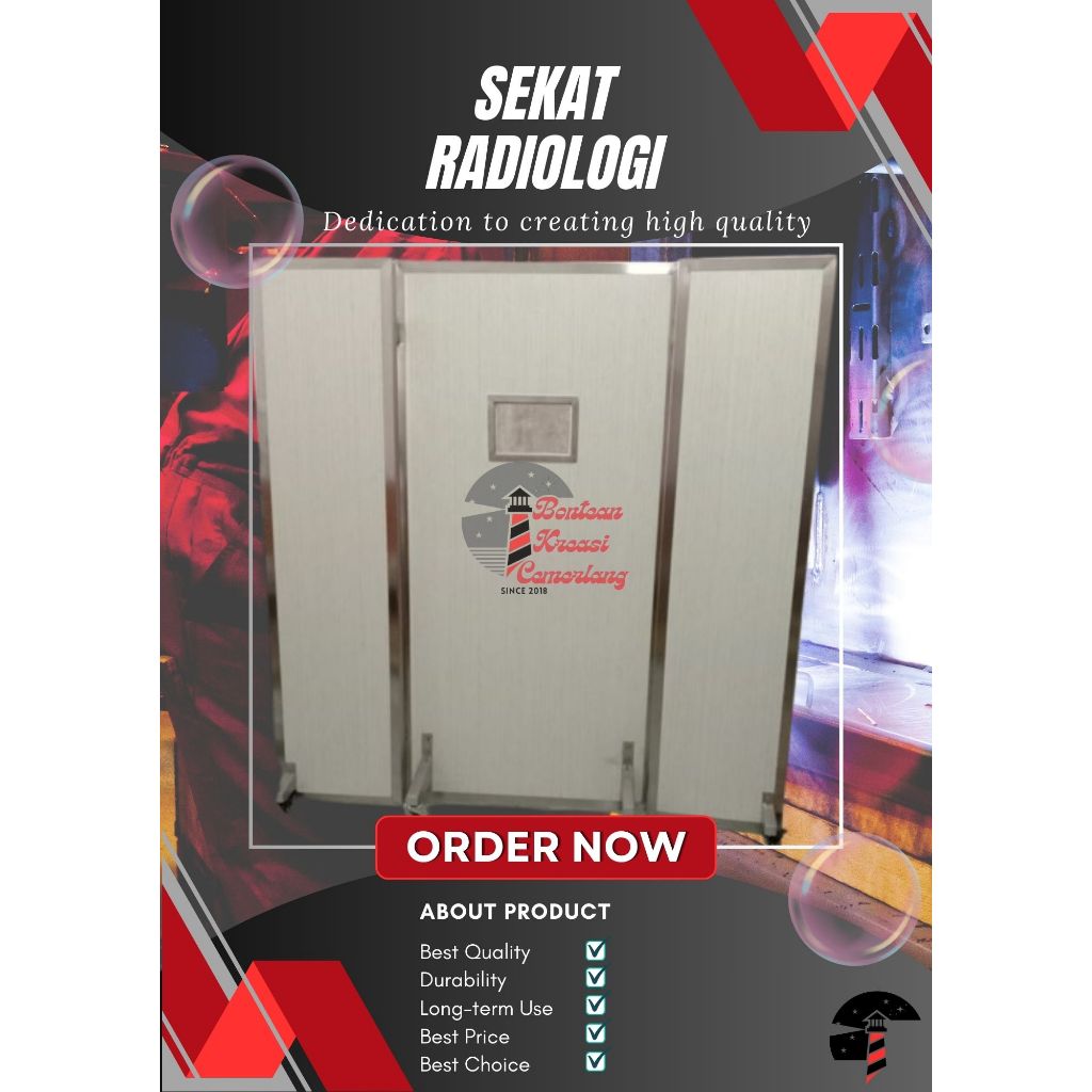 Jual Sekat Radiologi Tabir Radiologi - Partisi Anti Radiasi -Partisi ...