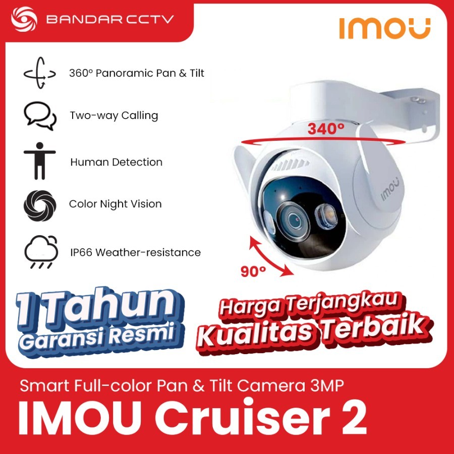 Jual Imou Cruiser 2: High-Resolution 3MP Full-Color Camera | Shopee ...