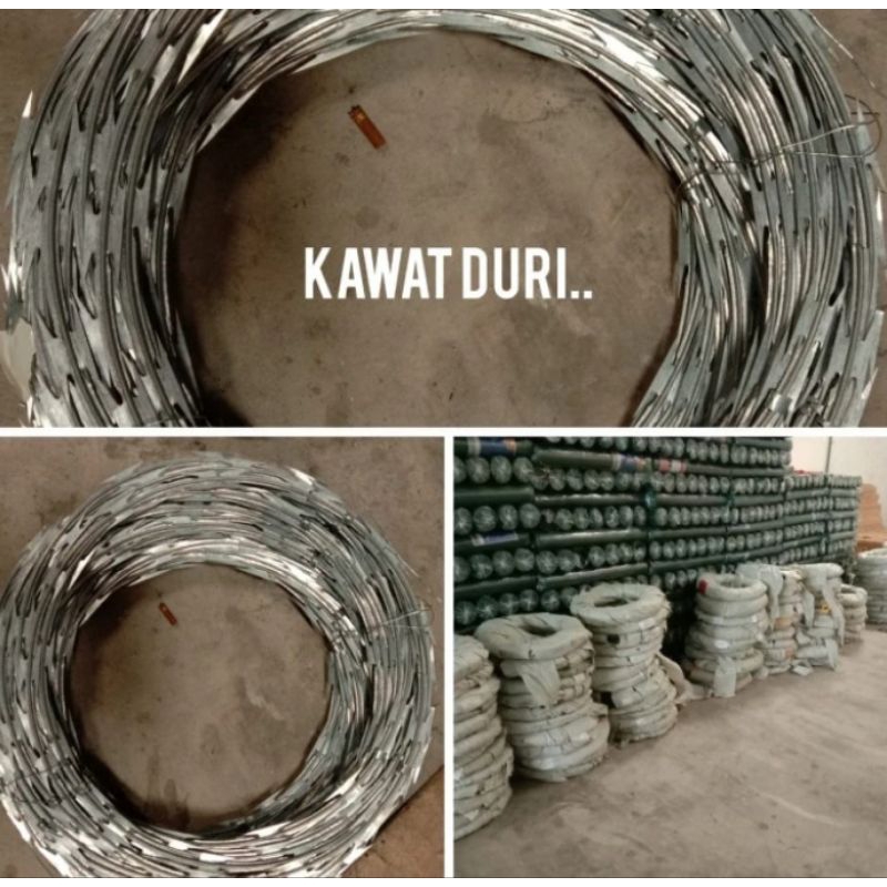 Jual kawat silet/razor wire bto 30 | Shopee Indonesia