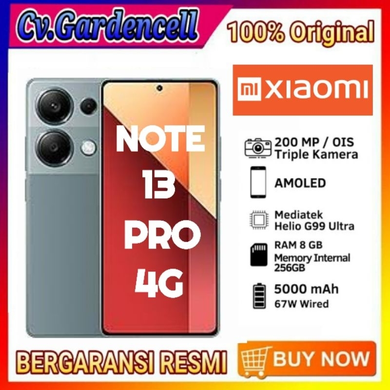 Jual xiaomi redmi note 13 pro 4g ram 8/256gb garansi resmi | Shopee ...