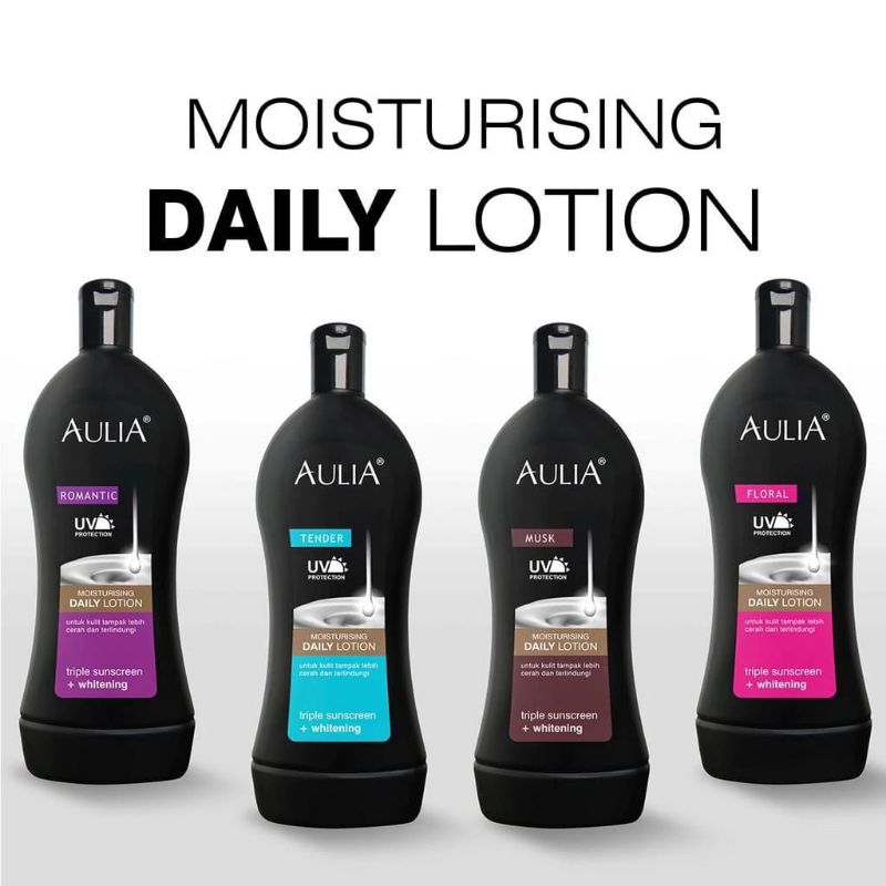 Jual AULIA DAILY LOTION 500ML (Hand body with UV protection) | Shopee ...