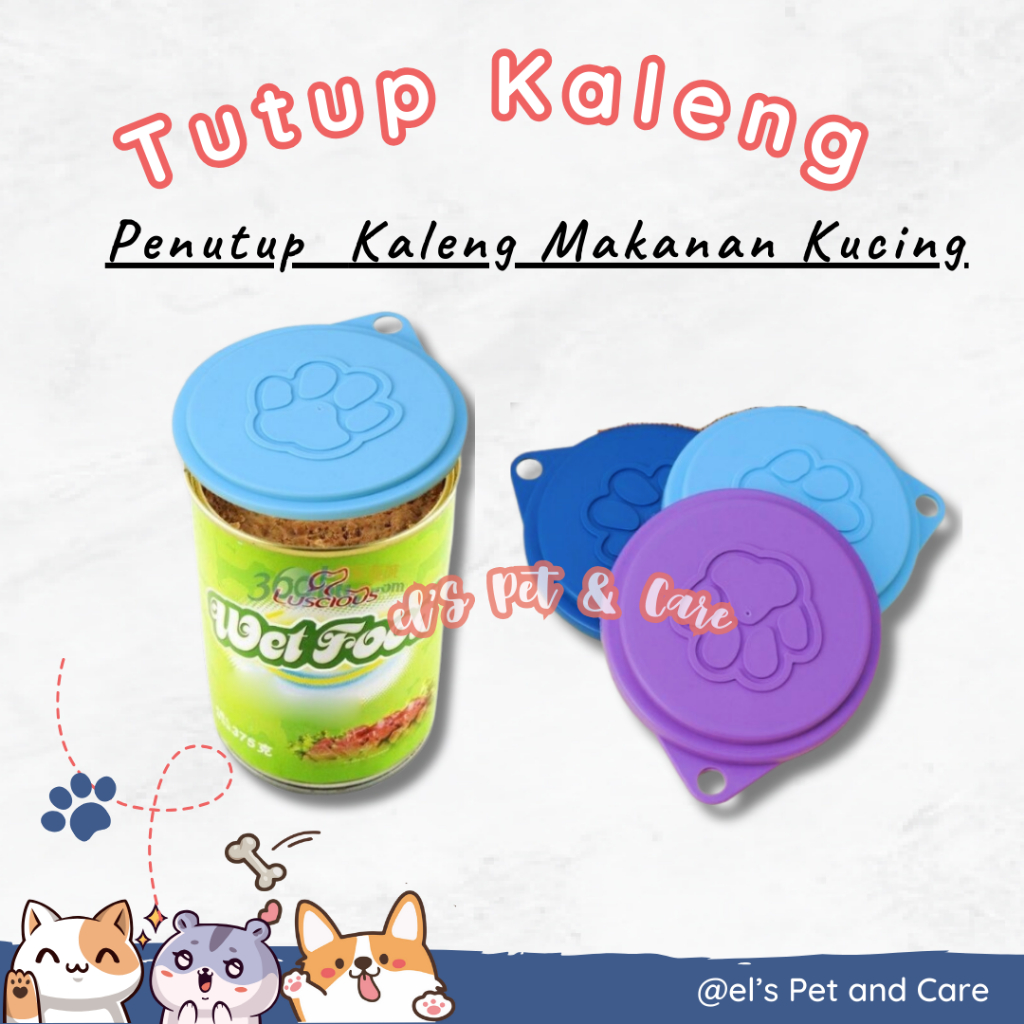 Jual Tutup Makanan Kaleng Kucing Anjing Penutup Kaleng Tutup Wet Food ...