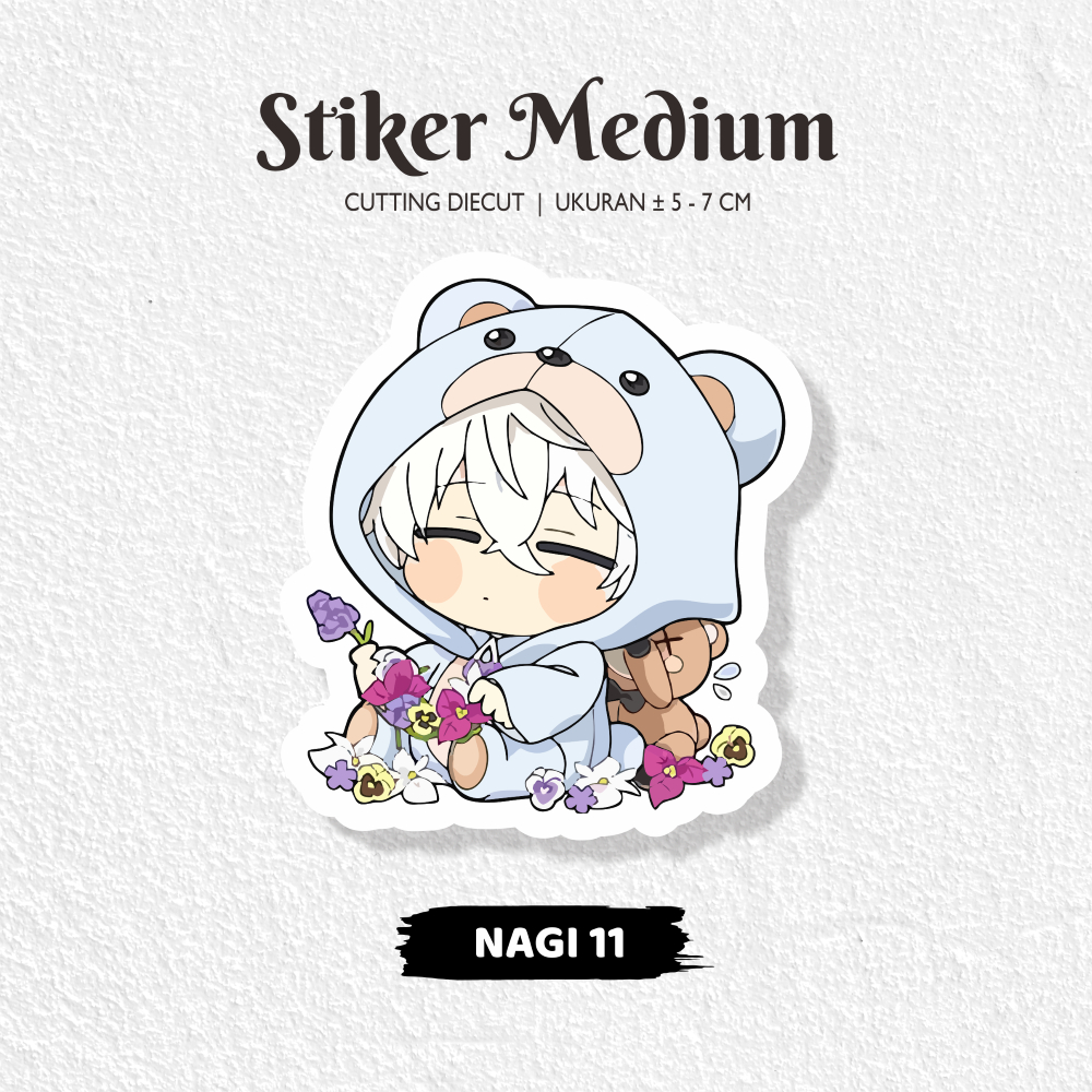 Jual [ VINYL & CHROMO 7 CM] cetak stiker anime /STIKER MURAH TEMA BLUE ...