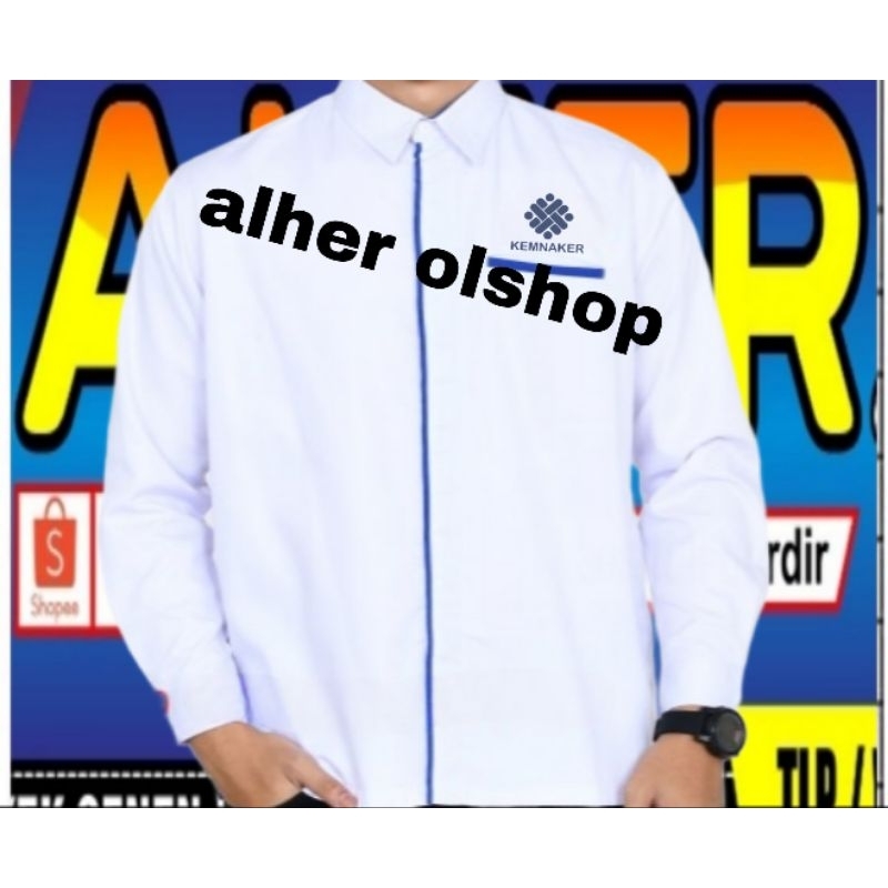Jual BIG size kemeja kemnaker baju kemnaker seragam kemnaker baju kerja ...