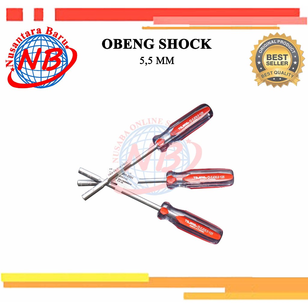 Jual Obeng Shock Wide5.5mm & Depth 1mm ( magnet ) | Shopee Indonesia