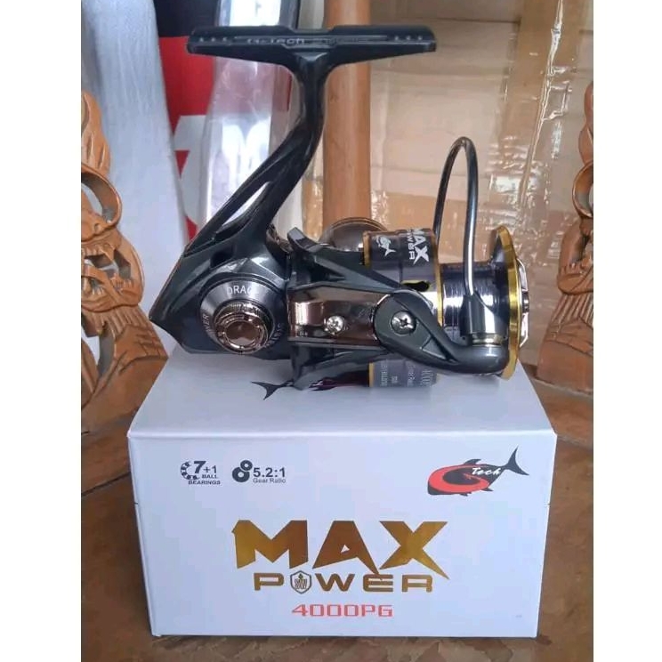 Jual Reel Laut Spinning Gtech Max Power PG/HG 4000 5000 6000 SW Salt ...