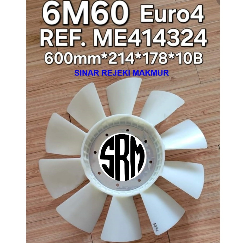 Jual KIPAS RADIATOR COOLING FAN BLADE 10 DAUN FUSO FIGHTER X FN62 TAYO ...