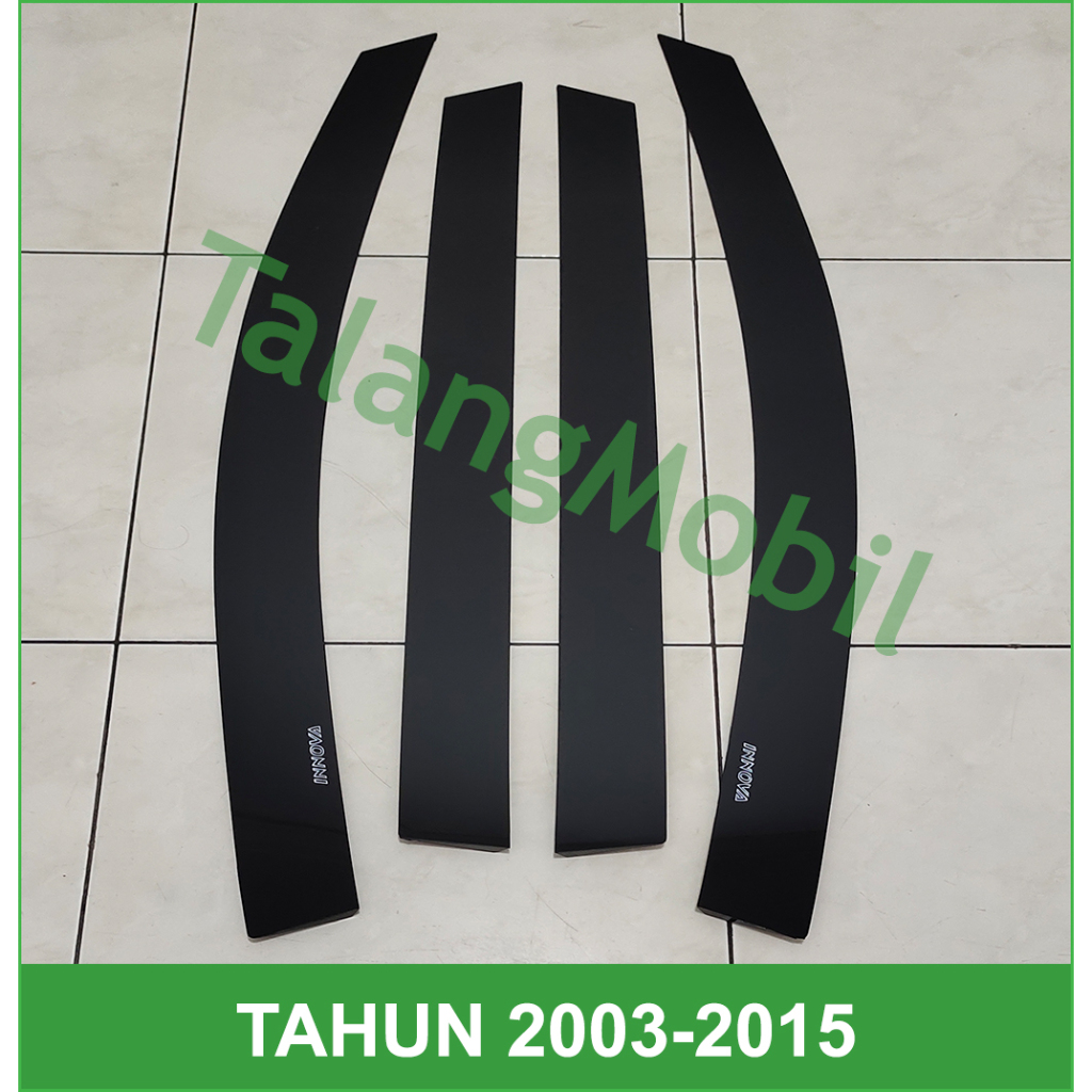 Jual Talang Air Mobil Toyota Innova (2003-2015) / Innova Reborn (2016 - 2022) model slim rata ...