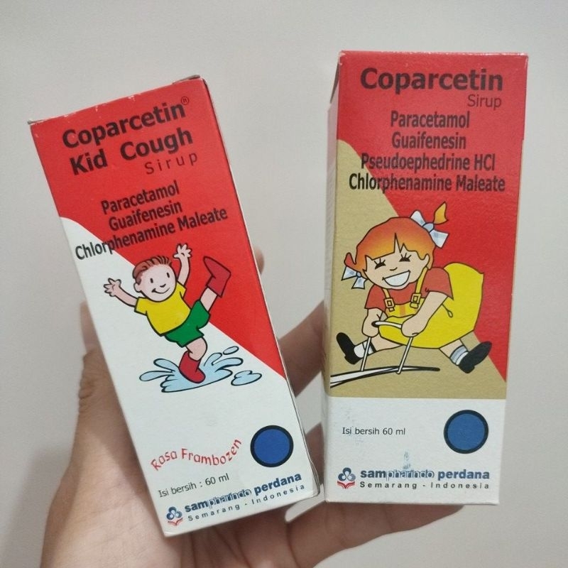 Jual Coparcetin SIRUP & Coparcetin KID COUGH Demam Batuk Pilek 60ml ...