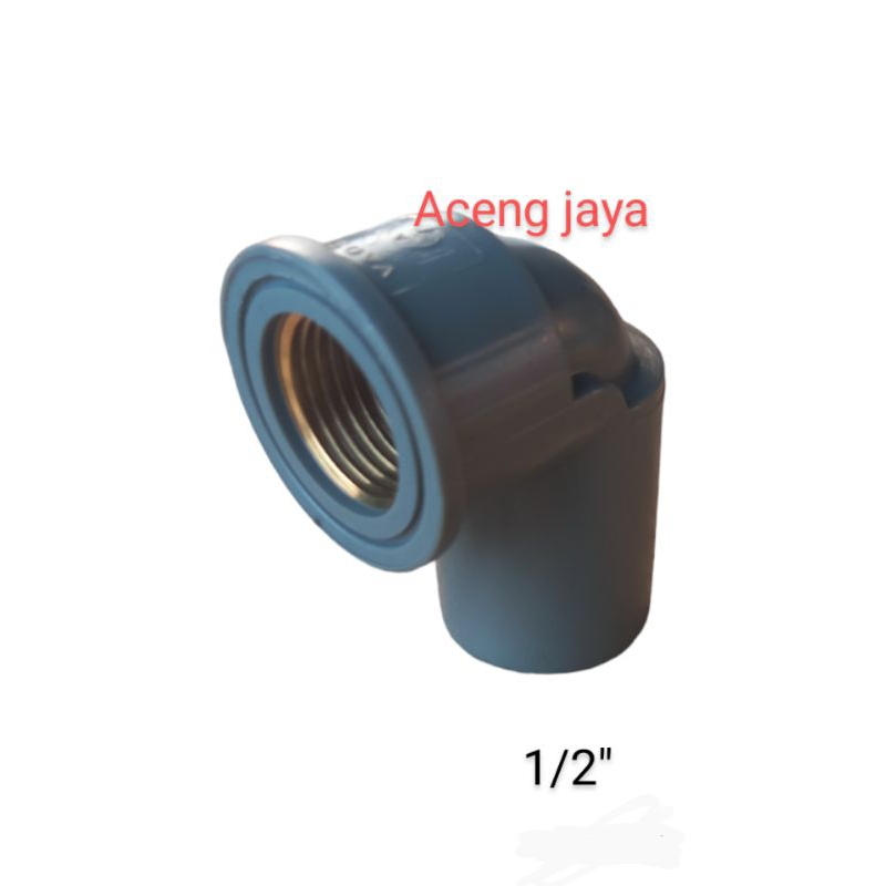 Jual knee drat kuningan 1/2" / elbow drat kuningan 1/2" / kdd / keni drat dalam | Shopee Indonesia