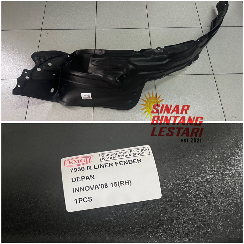 Jual Linner Inner Fender Depan Toyota Innova ( 2008 - 2015 ) CPU ...