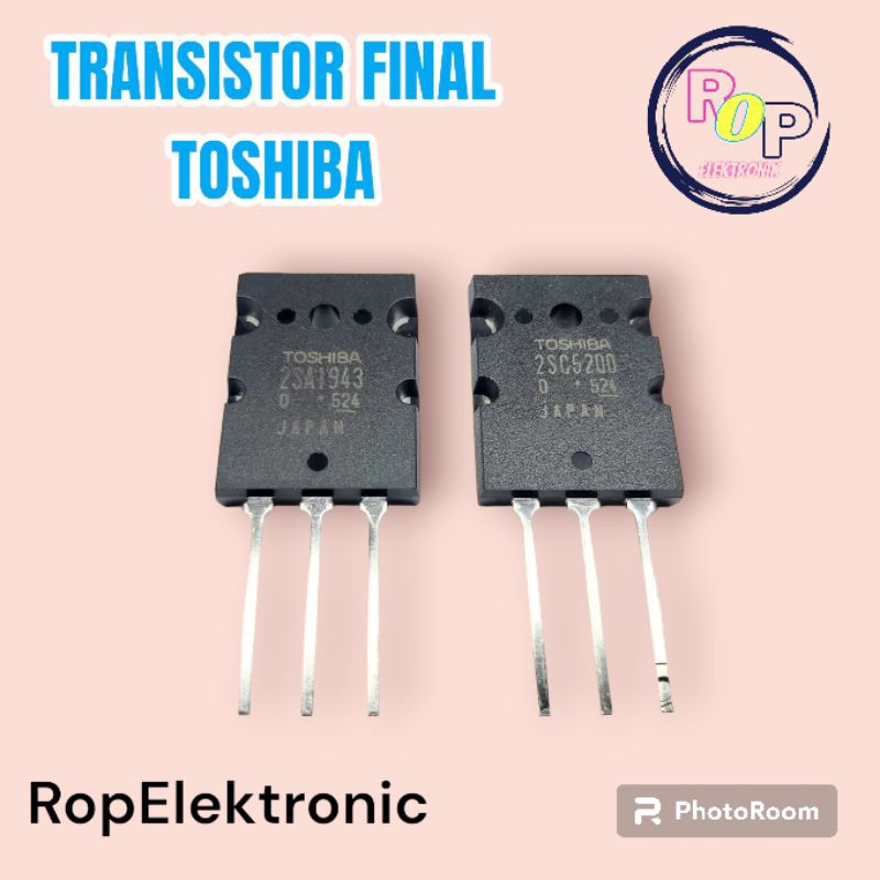 Jual TRANSISTOR FINAL TOSHIBA ORIGINAL A1943 C5200 LOT 524 1SET FRE ISOLATOR | Shopee Indonesia