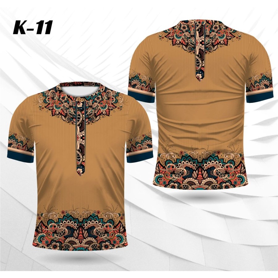 Jual Baju muslim batik kaos islami lebaran | Shopee Indonesia